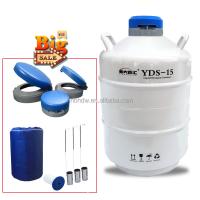 China Wholesale long lifespan low evaporation rate Lab-15 laboratory liquid nitrogen container henan for sale