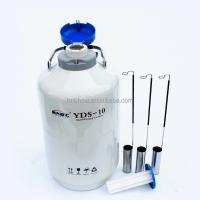 China 10liter farm frozen cells sample artificial insemination liquid nitrogen store semen tank for sale