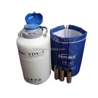 China wholesale liquid nitrogen container 3liter Aluminum artificial insemination tanks for bovine for sale