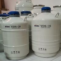 China liquid nitrogen dewar 100 liter liquid nitrogen tanks veterinary artificial insemination cryogenic semen tanks for sale