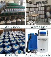 China YDS 15 80mm Cattle Semen Storage Tank 15L Liquid Nitrogen Container for Veterinarians for sale