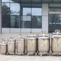 China 50L Gray YDZ Series Stainless Steel Liquid Nitrogen Tank for Cryo Storage Containers for sale