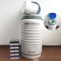 China air transport semen Containing absorbent materials nitrogen tank YDH-6 YDH25 liter  dry shipper with Trolley case for sale