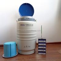 China wholesale new design cryogenic 8 YDH dry shipper Canine semen freezing dry shipper cx100 liquid nitrogen tanks for sale