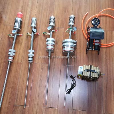 China veterinary liquid nitrogen pump liquid nitrogen withdrawal device with stainless steel hose for sale