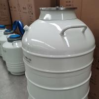 China YDS-100-210 100L /50 liquid nitrogen tank frozen germplasm solution with Bottom wheels for sale