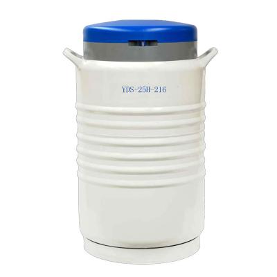 China Medical Lab Chemical Storage and Transportation Equipment YDH-10 25L Dry Vapor Shipper for sale