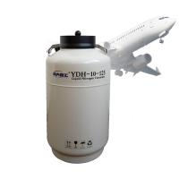 China large Dewar flask wholesale YDH 3L 6L Dry Shipper 10 liter  YDS25H Liquid Nitrogen Container for airplane transport for sale