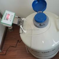 China alarma de nitrgeno lquido temperature monitor 35liter Liquid nitrogen container level alarm price for sale