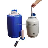 China bovin semen cell frozen storage tanks YDS6/10/20 liter  liquid nitrogen container flask for sale