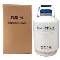 China bovin semen cell frozen storage tanks YDS6/10/20 liter  liquid nitrogen container flask for sale