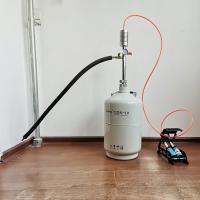 China LN2 tank 10/20/35/50l pedal pressurized withdrawer liquid nitrogen container for 50mm caliber liquid nitrogen tank for sale