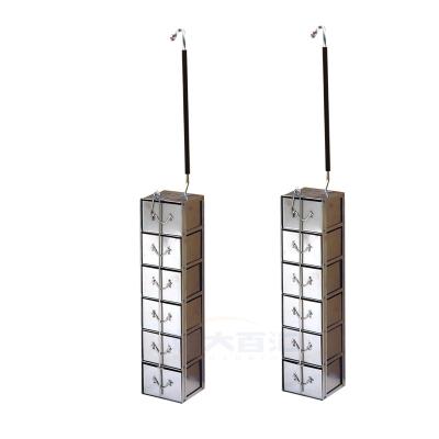 China 4/5/6 layers liquid nitrogen tank square basket for 100pcs 2ml cryovial cold container for sale