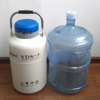 China farm artificial insemination 3l 6L Liquid Nitrogen tank storage field flask Semen reservoir with cover for sale