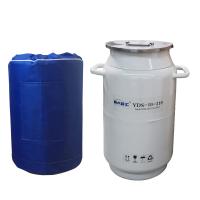 China Artificial Insemination vacuum thermos nitrogen  liquid containers 10l nitrogen gas cylinder for sale