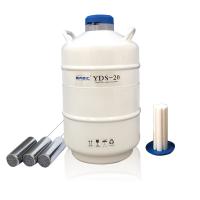 China YDS-20 80mm nitrogen dewar liquid nitrogen  tank prices for a Long Biological specimens and Save Animals for sale