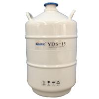 China 80mm Caliber thermos insemination YDS-15 liquid nitrogen tank dewar flask 15 liter cryocan with lock cover less evaporation for sale