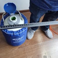 China artificial insemination mother tank 30l Straw, sheath, insemination kit YDS 10 L liquid nitrogen semen dewar for sale