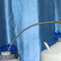 China sus304 nitrogen flexible vacuum hose for cryogenic container pump liquid nitrogen hose for sale