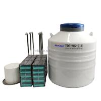 China freezing Plant leaves tissue laboratory frozen storage sample 95liter 216mm liquid nitrogen tank for sale