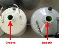 China Liquid Nitrogen Container /yds3/6/10/ smooth mouth neck liquid nitrogen tank for sale