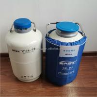 China Wide mouth 10125 liquid nitrogen tank 10liter with Drawer freeze storage basket for sale