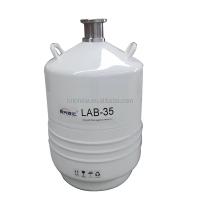 China LAB35 /LAB50 storage KF50 interface Small caliber liquid nitrogen container for liquid nitrogen distribution for sale