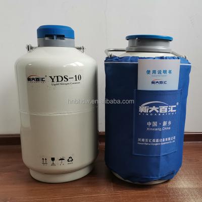 China YDS10125 storage liquid nitrogen tank manufacturers cryogenic treatment for biological tissues for sale