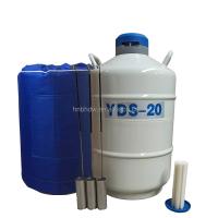 China Bull Semen Storage Tank Liquid Nitrogen Container 3L Cryogenic Flask for Medical Research for sale