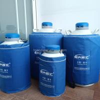 China Durable YSD35125mm Canister Nitrogen Tank for Safe Animal Semen Storage in Factor for sale