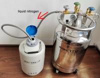 China farm frozen semen 30 liter neck diameter 50mm bull semen tank unit for sale