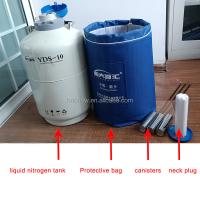 China freezing cryogenic hardening 10liter 125 liquid nitrogen tank for improving metal part performance for sale