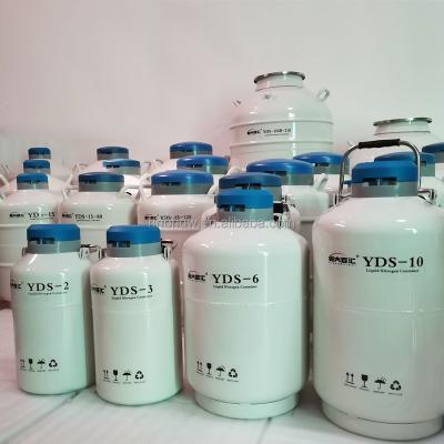 China Steel Quenching Cryogenic Industry YDS10125 mm Liquid Nitrogen Freezer Tank for Metal Hotels for sale