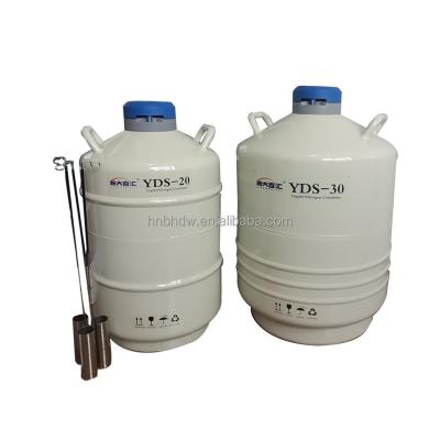 China Liquid Semen Nitrogen Tanks YDS2050 20L Capacity Animal Reproduction Kit for Cattle for sale