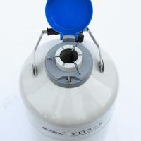 China liquid nitrogen dewar price YDS 6 liter semen shipping tank for sale
