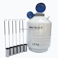 China liquid nitrogen dewar price YDS 6 liter semen shipping tank for sale