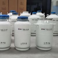 China liquid nitrogen dewar price YDS 6 liter semen shipping tank for sale