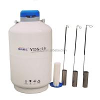 China Aluminum Alloy Liquid Nitrogen Dewar YDS 3/10/20/30 Liter for Semen AI Nitrogen Tank for sale