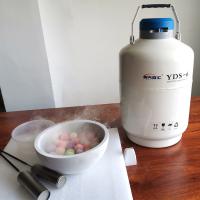 China 10L Capacity Aluminum Alloy Cryogenic Dragon Breath Ice Cream Stage Liquid Nitrogen Tanks for sale