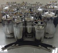 China yds nitrogen tank 50/80/125mm caliber frozen semen dewar 35 liter semen storage container for sale