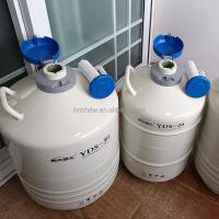 China yds nitrogen tank 50/80/125mm caliber frozen semen dewar 35 liter semen storage container for sale