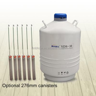 China hot sale high capacity YDS 30 liquid nitrogen tank animal frozen semen storage 30 litrt dewar price for sale