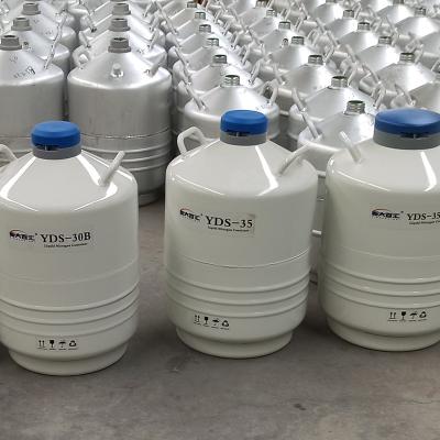 China 30L Cryogenic Bull Sperm Storage Tank with Liquid Nitrogen Max Working Pressure MPa 0 MPa for sale