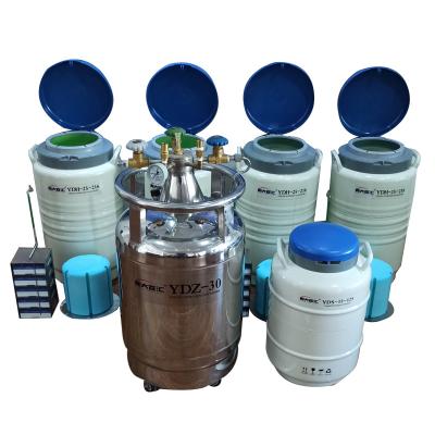 China Medium LN2 Liquid Nitrogen Cow Semen Tank Low Temperature for Artificial Insemination for sale