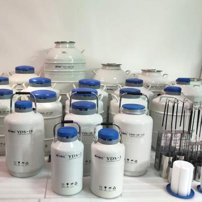 China yds3/6/10/20/30/35 ltr dairy farmers cryogenic storage nitrogen containers wholesale for sale