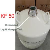 China customize liquid nitrogen tank dewar steel dewar kf50 nitrogen device for Grinding of biological cooling equipment for sale