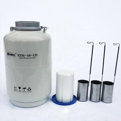 China YDS 10 125mm liquid nitrogen tank dewar container rfor Industrial cryogenic metal parts shrink fit for sale