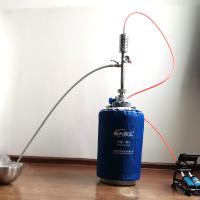 China dessert shop Chocolate coffee chill candy dragon breath cereal smoke 10 liter ice cream Liquid Nitrogen containers for sale