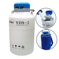 China Cryotherapy container ultra low evaporation dewar liquid nitrogen container neck 2 liter 50mm cow semen tanks for sale