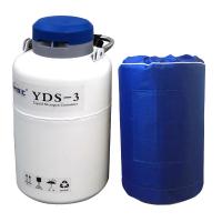 China Small Capacity 3.4L Vertical Semen Liquid Nitrogen Tanks for Veterinary Professionals for sale